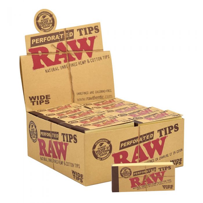 Wholesale RAW Perforated Wide Tips | Premier Products