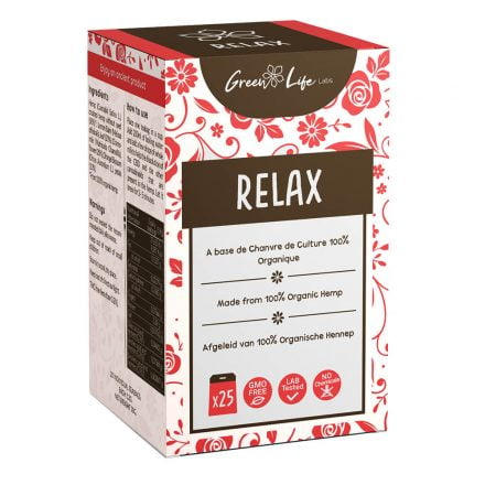Wholesale Green Life Organic Hemp Relax Tea | CBD Lead-Choice