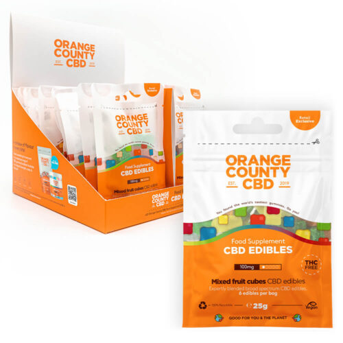 Wholesale Orange County CBD Mini Grab Bag Cubes 100mg CBD
