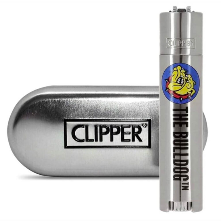 Wholesale Clipper The Bulldog Silver Metal Lighters