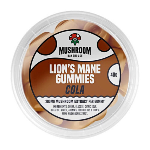 Wholesale Mushroom Bakehouse Lion's Mane Gummies Cola