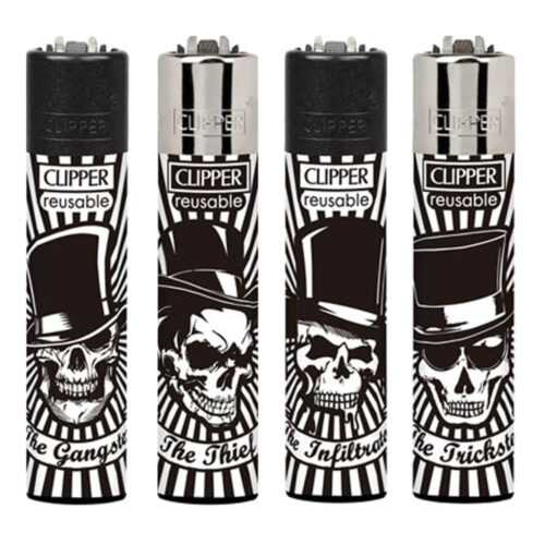 Wholesale Clipper Lighters Party Skulls
